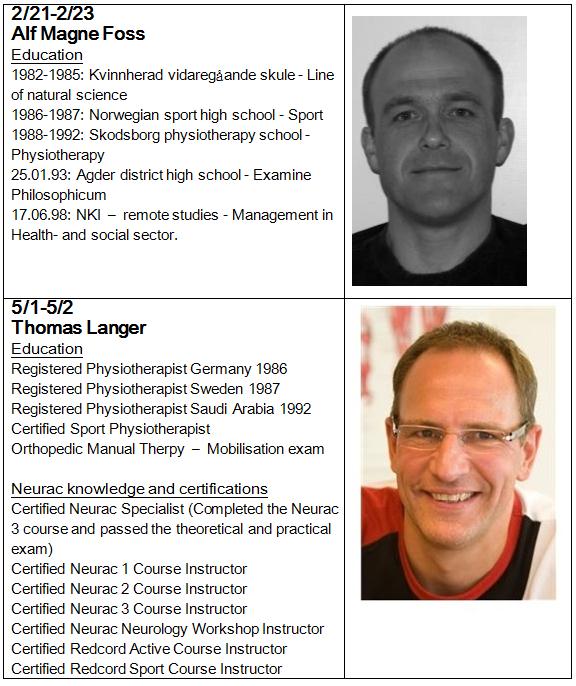 2015 REDCORD NEURAC 2 國際認證課程